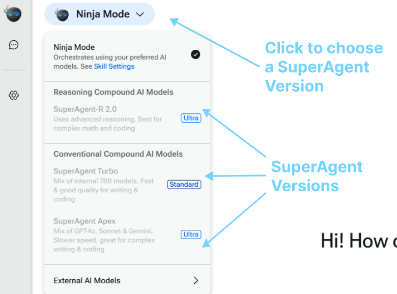Setting Up the SuperAgent – NinjaTech AI