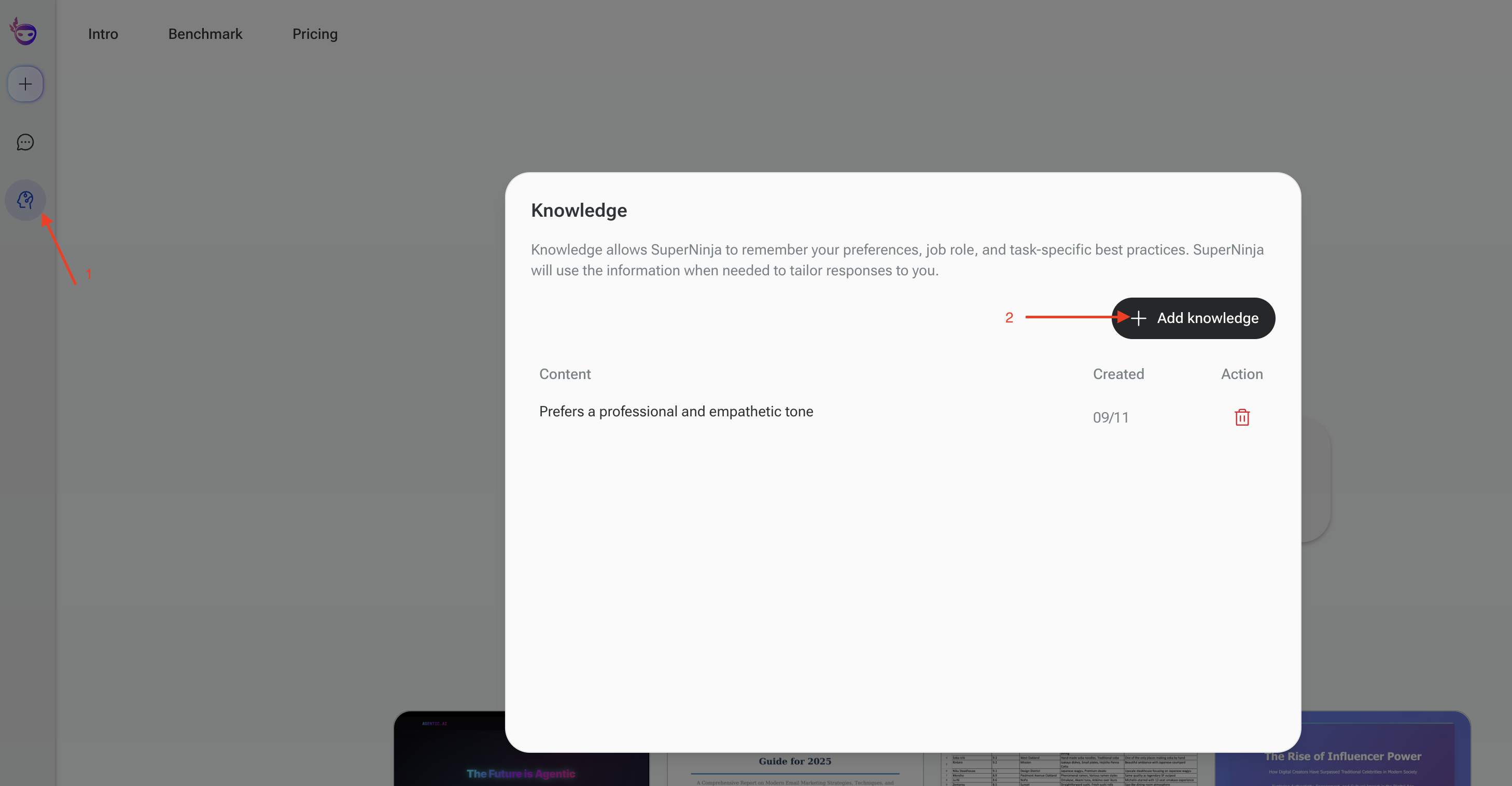 Adding Memory in SuperNinja – NinjaTech AI