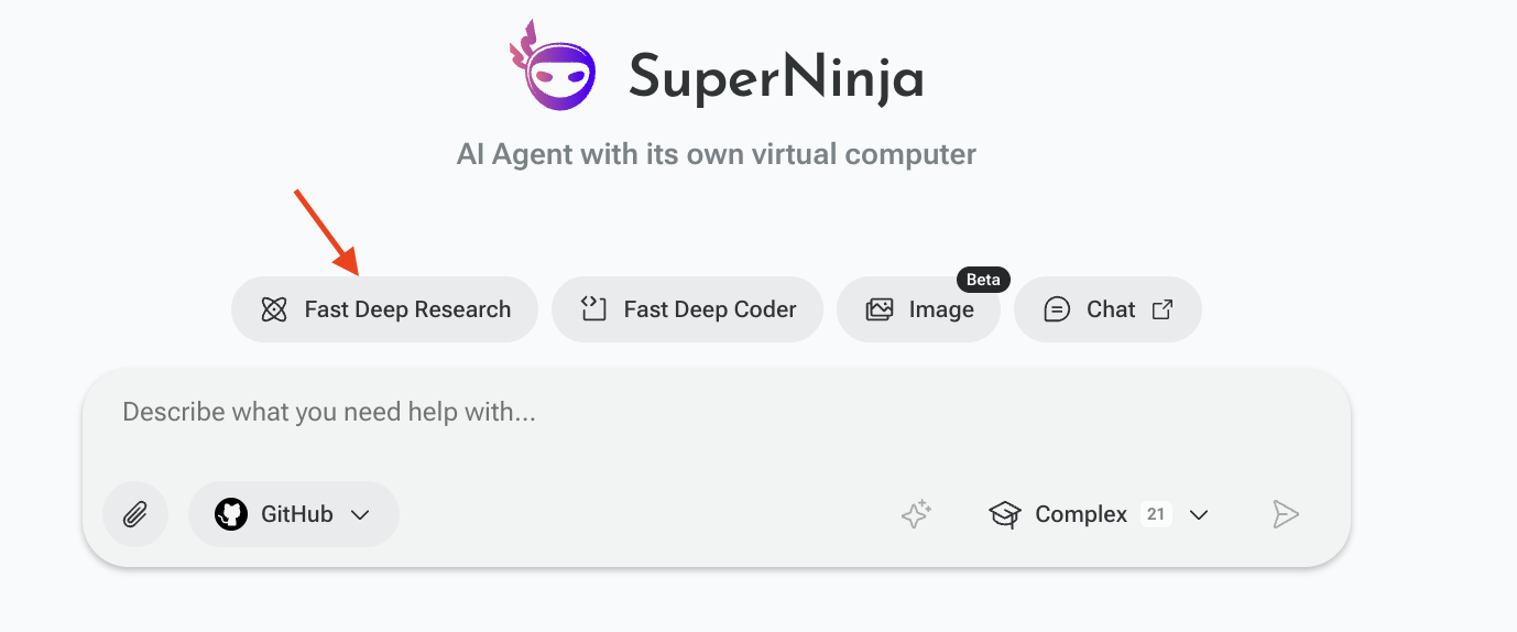 How to Use Fast Deep Research – NinjaTech AI